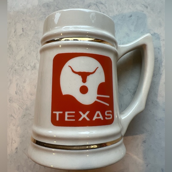 no brand | Dining | Vintage University Of Texas School Seal Beer Stein ...